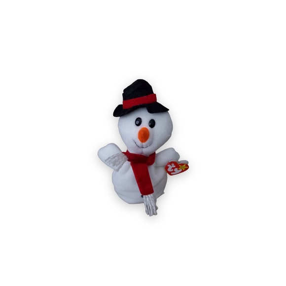 Ty | Toys | Vintage 996 Ty Beanie Babies Snowball The Snowman | Poshmark